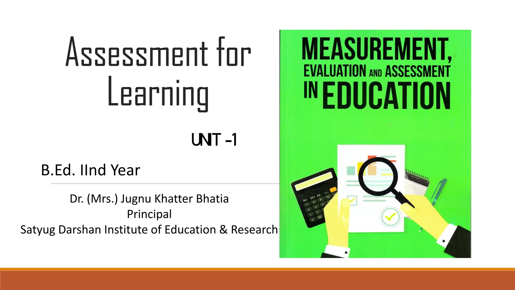 Measurement, Evaluation and Assessment | PDF