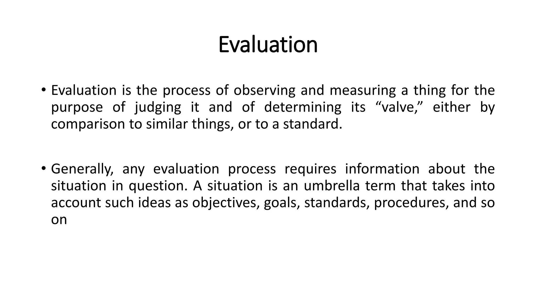 Measurement, evaluation and examination | PPT
