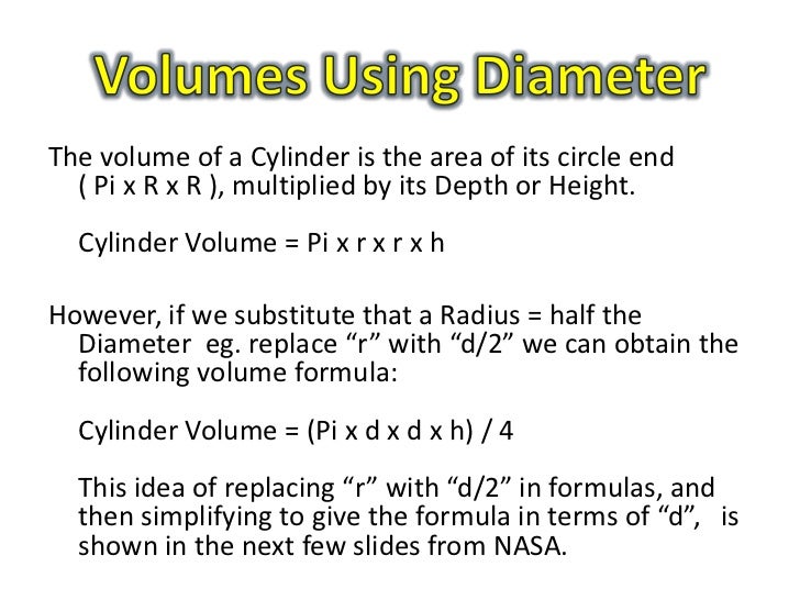 Measurement Formulas 1