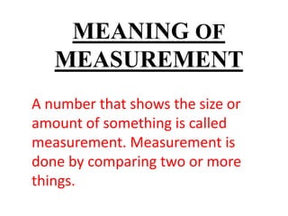 Measurement | PPTX