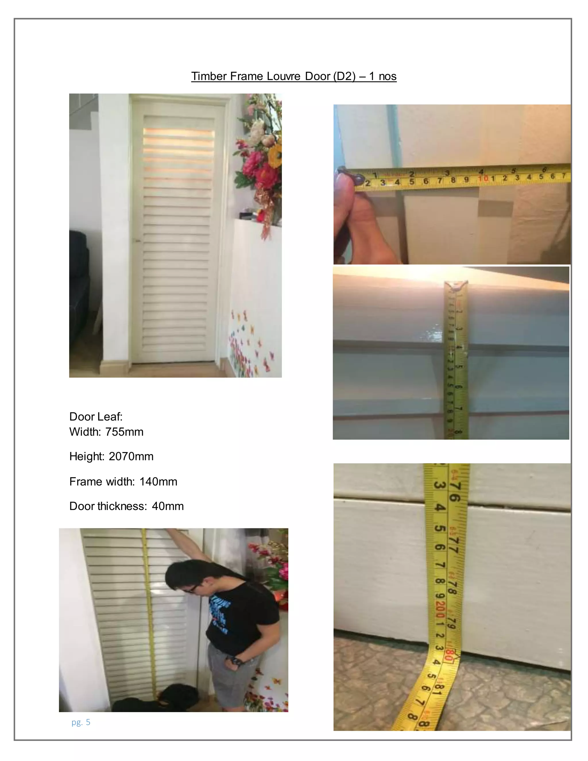 Measurement III：Doors & Windows | DOCX