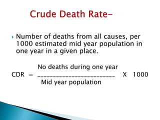 Measurements in epidemiology | PPTX
