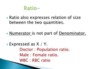 Measurements in epidemiology | PPTX