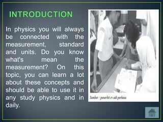 Measurement in physics | PPTX