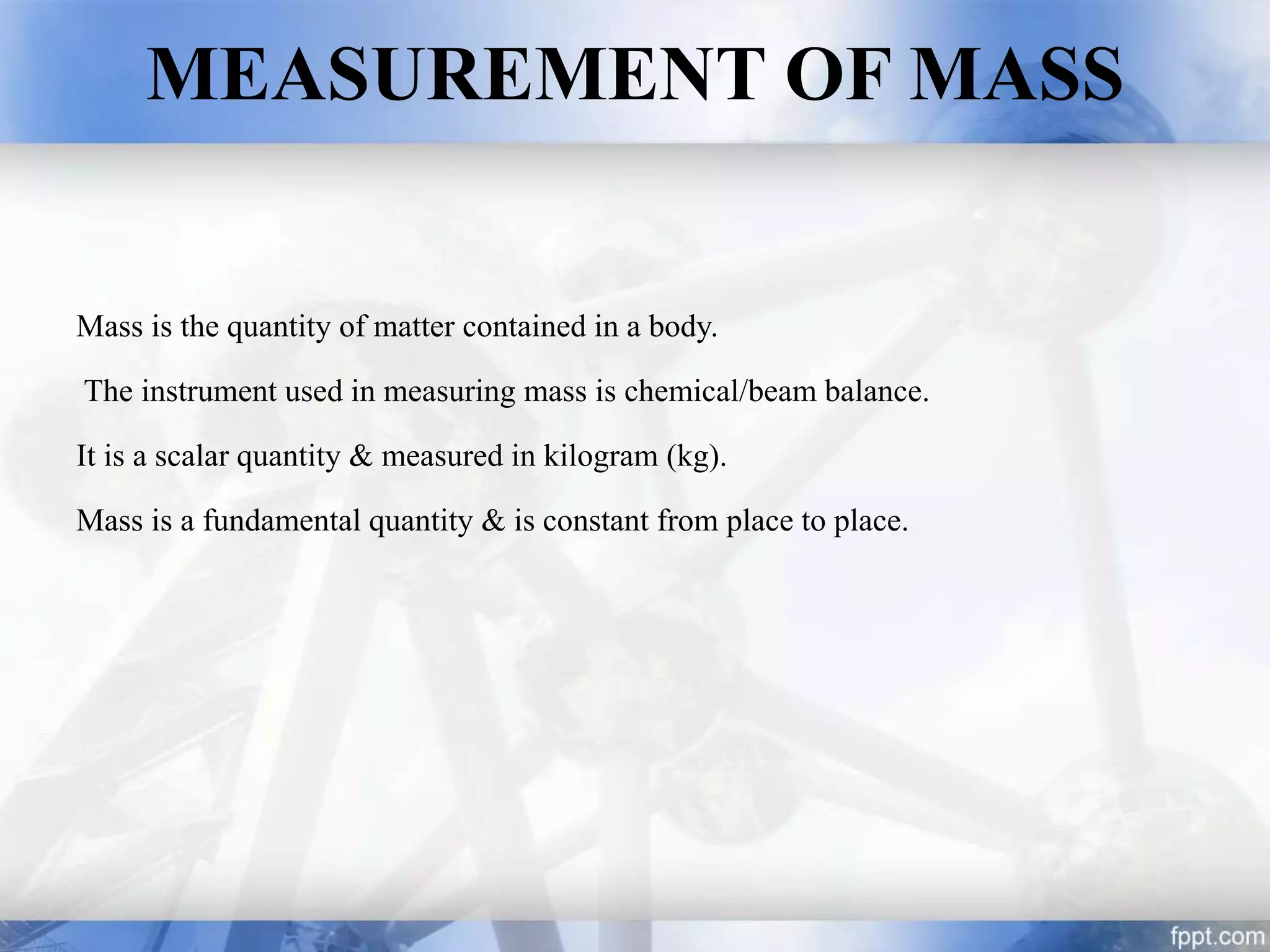 Measurement in Physics | PPTX