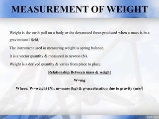 Measurement in Physics | PPTX