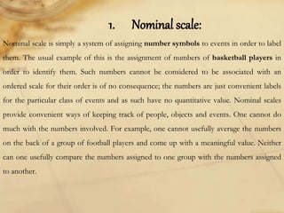 Measurement in research | PPTX