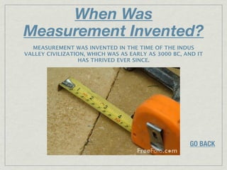 Measurement Keynote | PPT