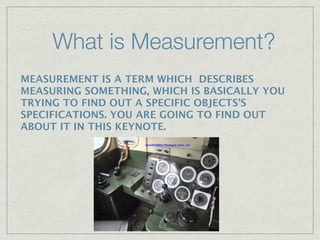 Measurement Keynote | KEY
