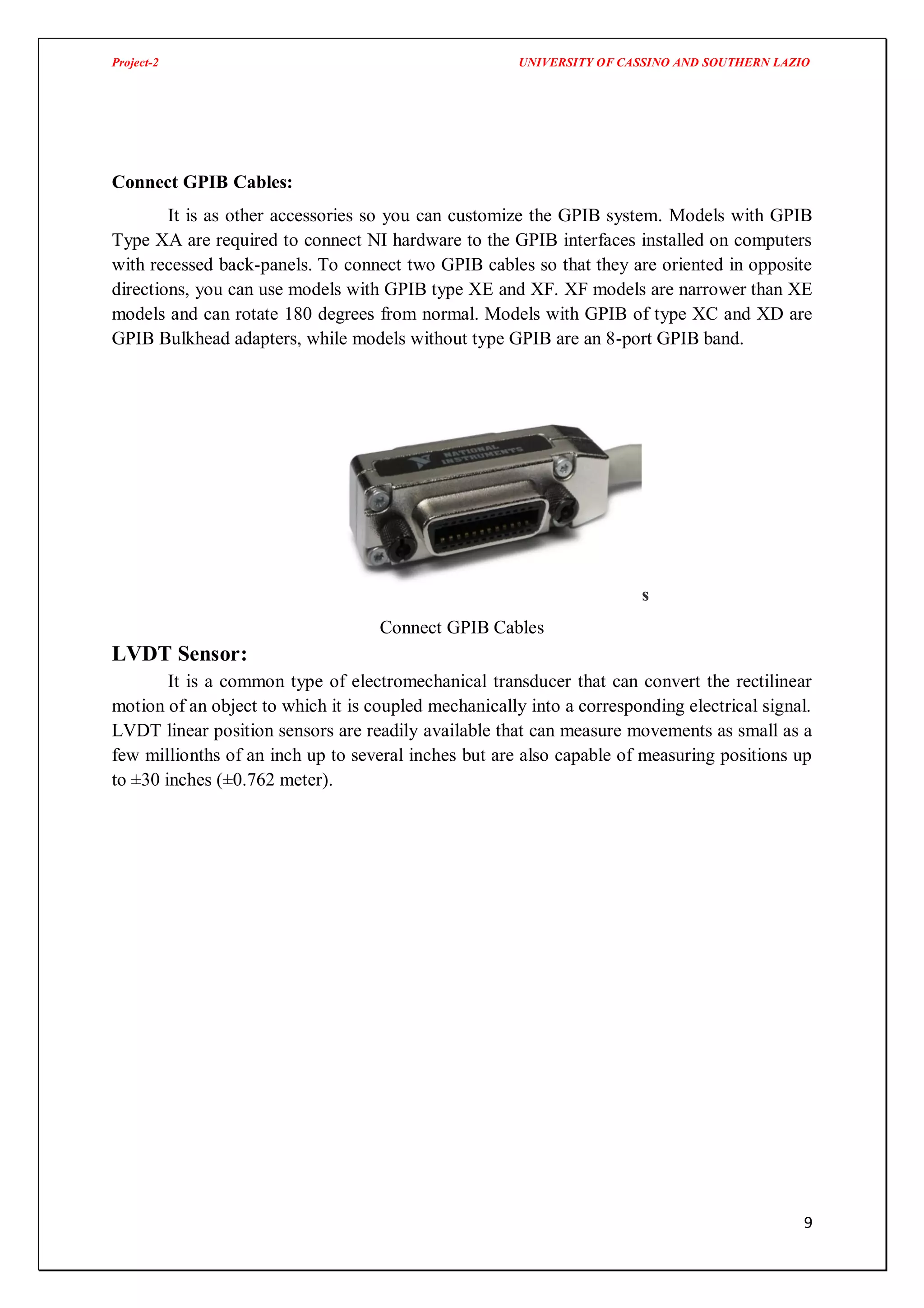 Measurement of Temperature & calibration of LVDT | PDF | Computer ...