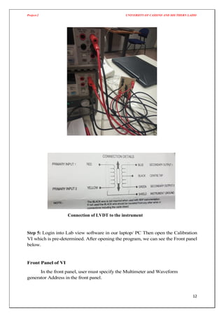 Measurement of Temperature & calibration of LVDT | PDF | Computer ...