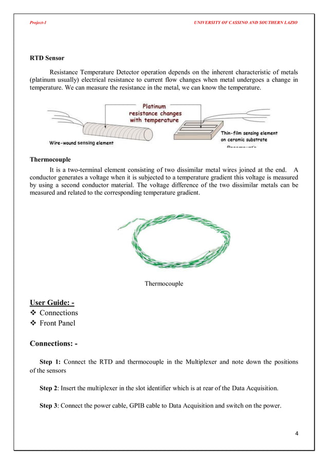 Measurement Of Temperature And Calibration Of Lvdt Pdf