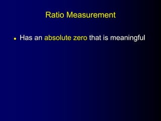 Measurement levels | PPTX