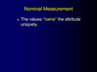 Measurement levels | PPTX