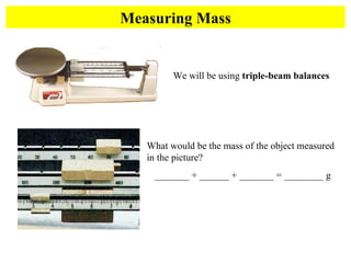 Measurement Mass Length Volume | PPT