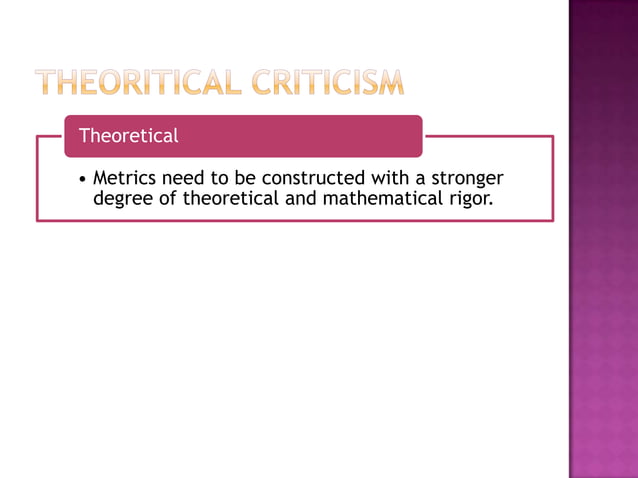 Measurement Metrics For Object Oriented Design Ppt