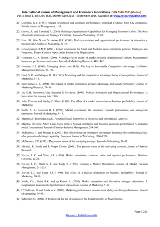 Measurement model of the market orientation | PDF