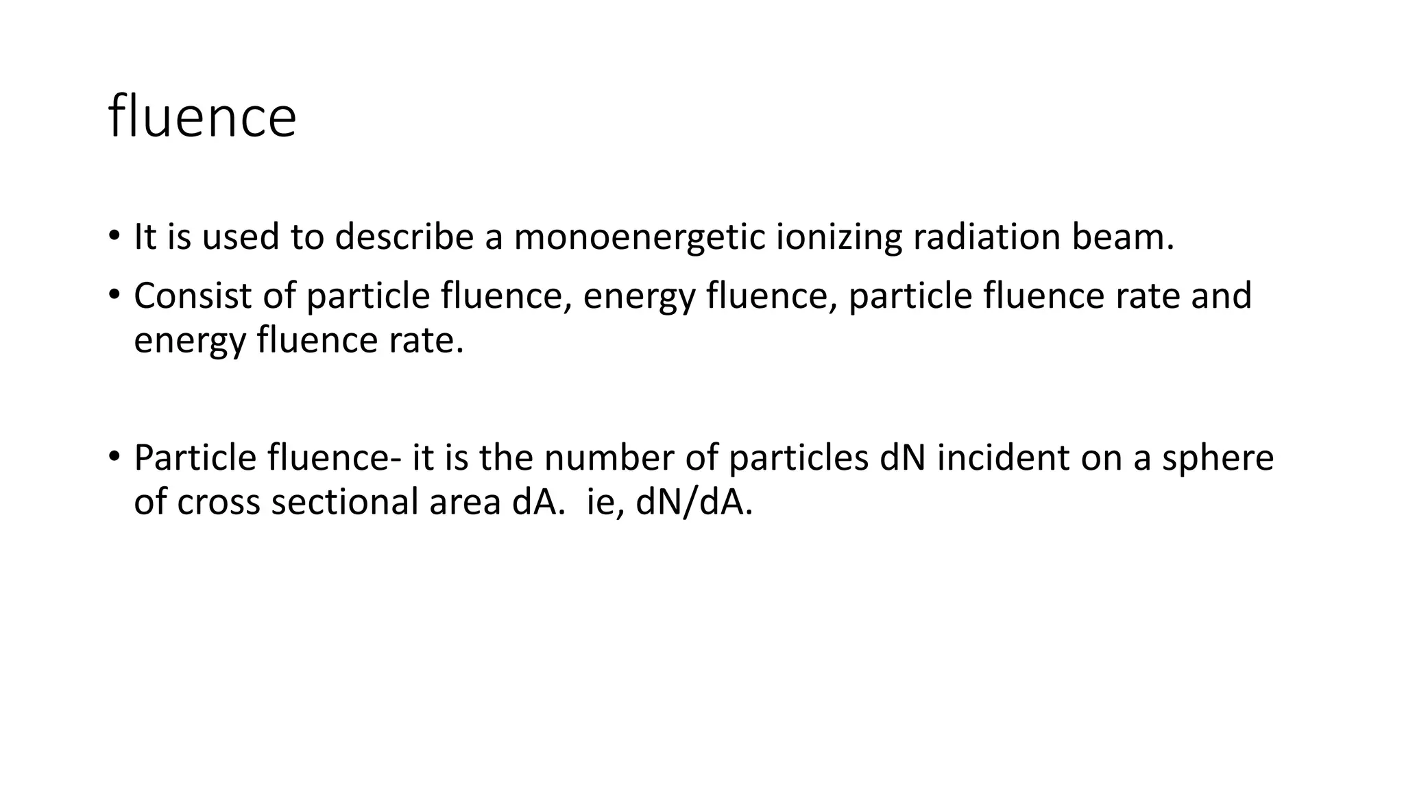 Measurement of absorbed dose | PPTX