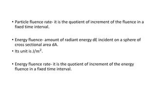 Measurement of absorbed dose | PPTX