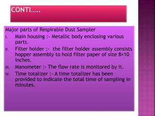 Measurement of ambient air pollutants, sampling and analysis | PPTX