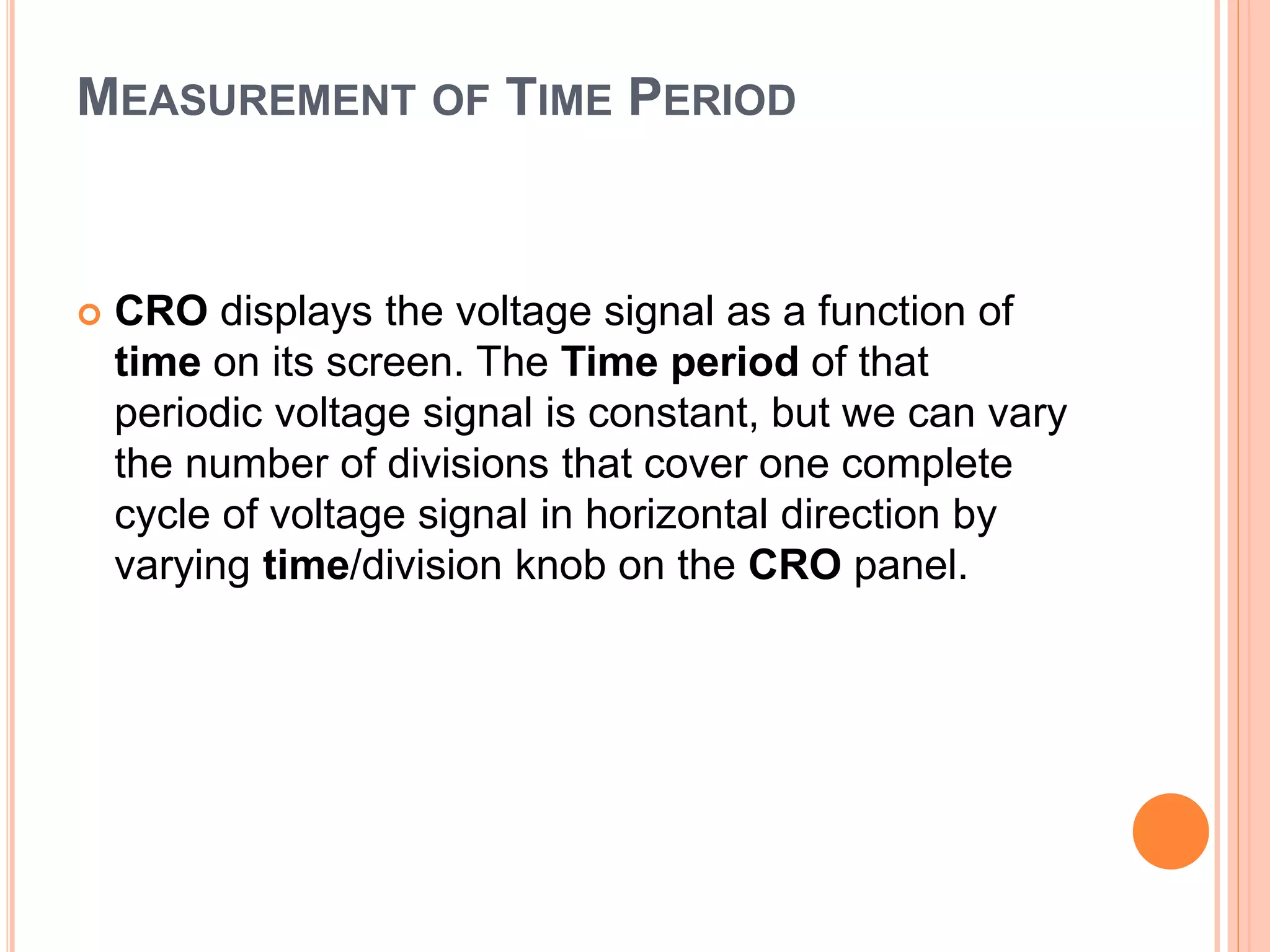 Measurement of amplitude, frequency,time period (using | PPTX