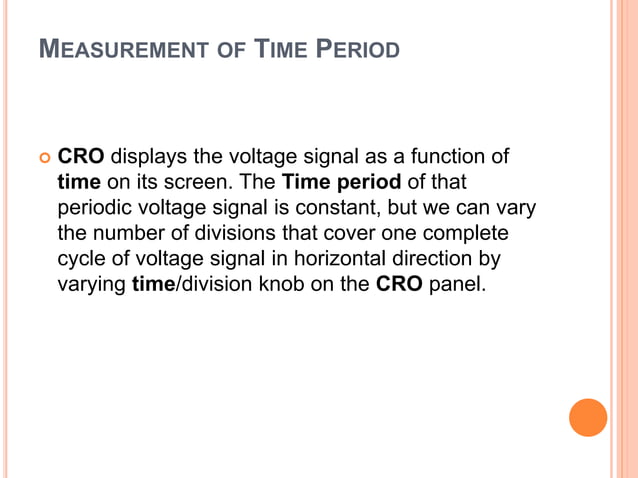 Measurement of amplitude, frequency,time period (using | PPT Measurement of amplitude, frequency,time period (using | PPT