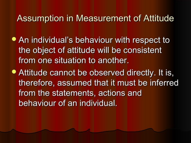 Measurement of attitude | PPT | Science