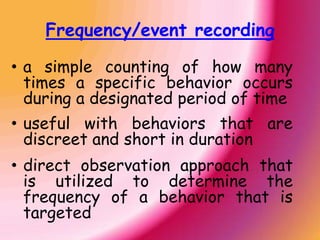 Measurement of behavior | PPTX