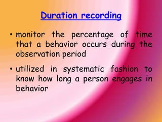 Measurement of behavior | PPTX