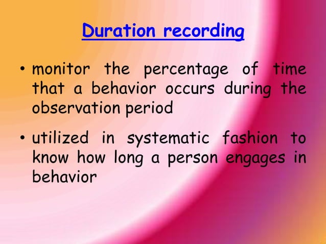 Measurement of behavior | PPTX | Science