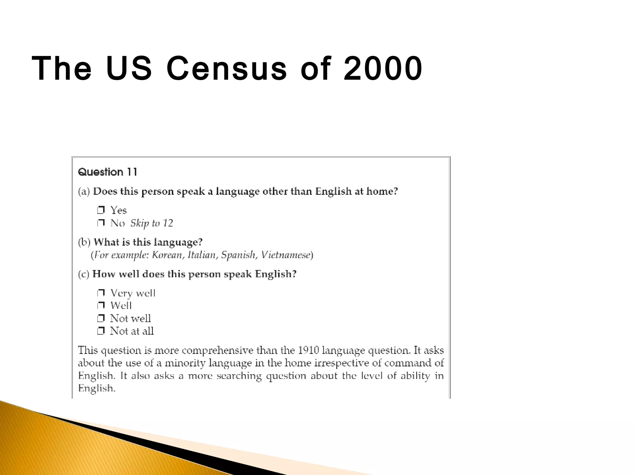 Measurement of bilingualism | PPT