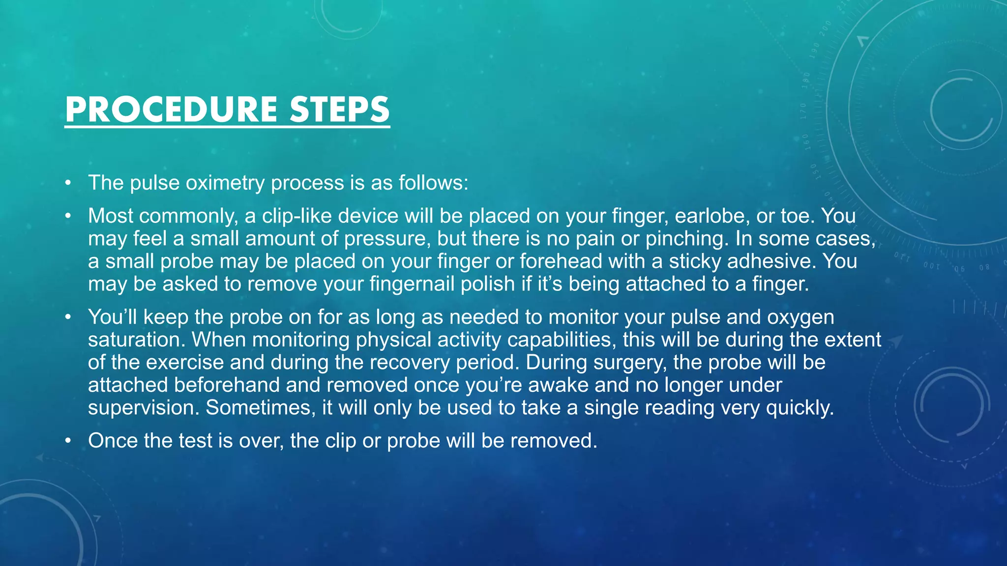 Measurement of Blood Oxygen Saturation with a Pulse Oximeter | PPT