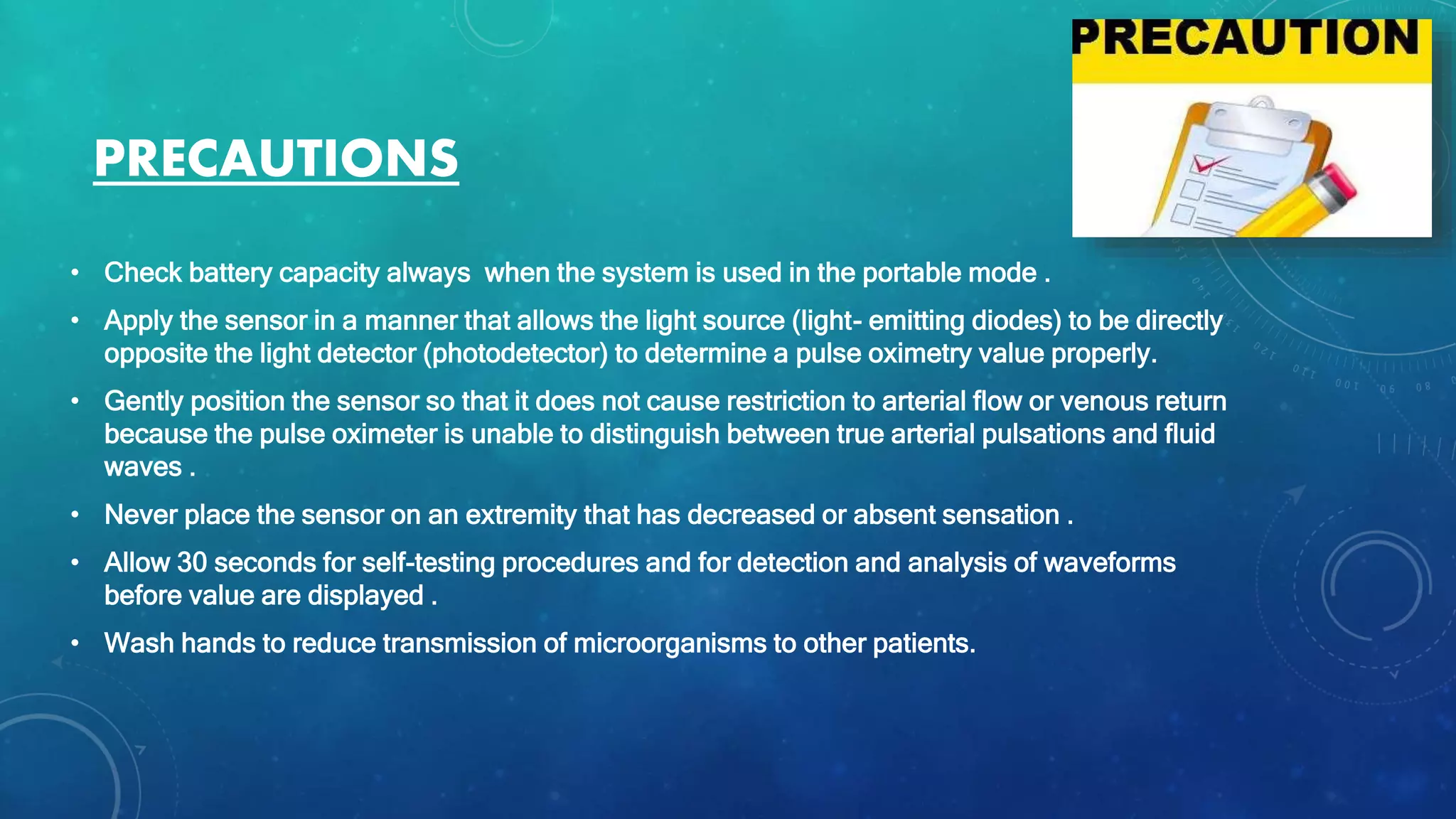 Measurement of Blood Oxygen Saturation with a Pulse Oximeter | PPT