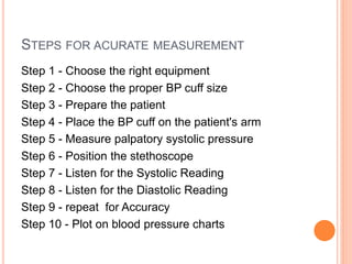 Measurement of blood pressure in children | PPTX