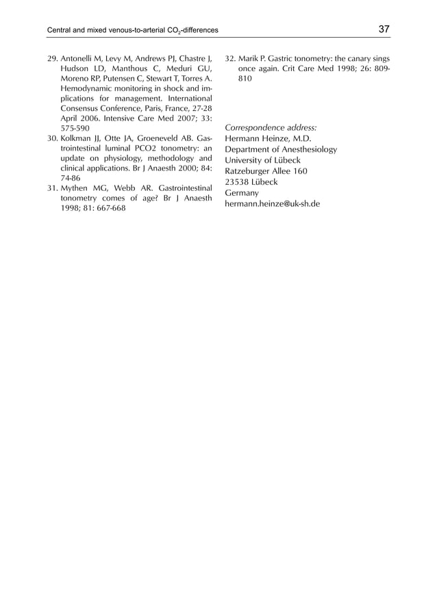 Measurement of central and mixed venous to-arterial | PDF
