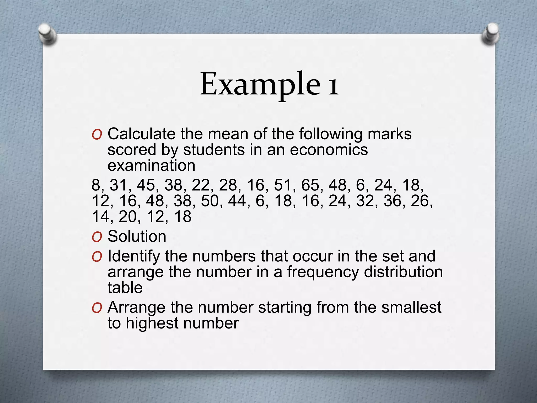 Measurement of central tendency | PPTX