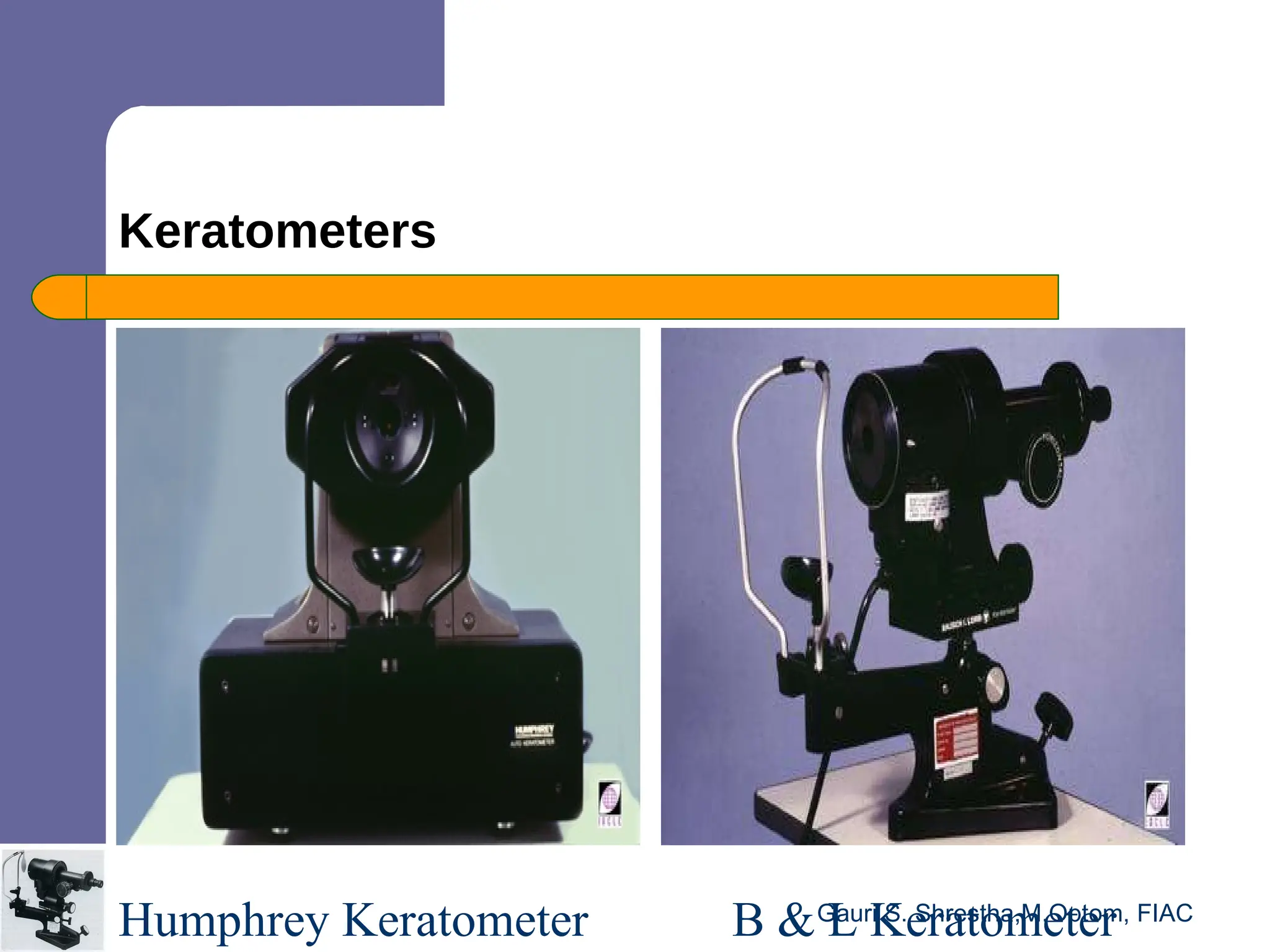 Measurement of corneal curvature | PPT