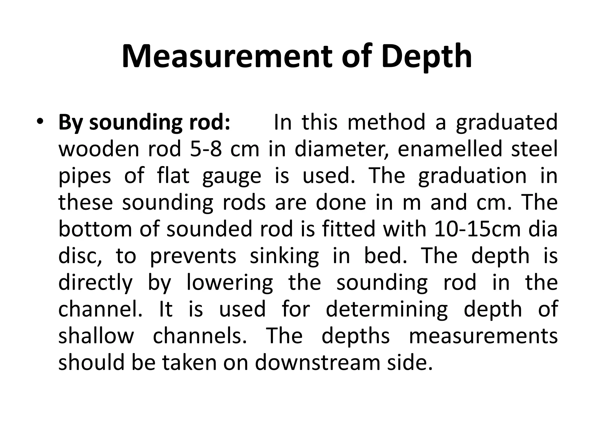 Measurement of discharge in channels & Design of lined canal | PPTX