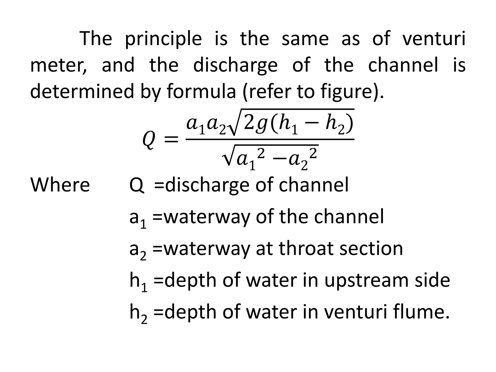 Measurement of discharge in channels & Design of lined canal | PPTX