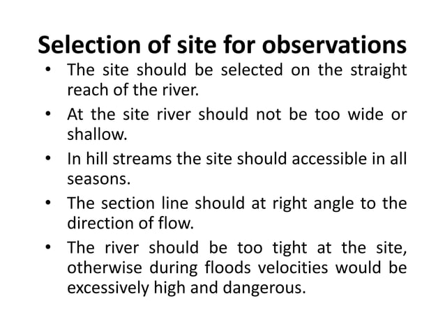 Measurement of discharge in channels & Design of lined canal | PPTX ...