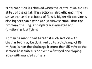 Measurement of discharge in channels & Design of lined canal | PPTX