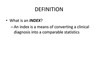 Measurement of diseases | PPTX
