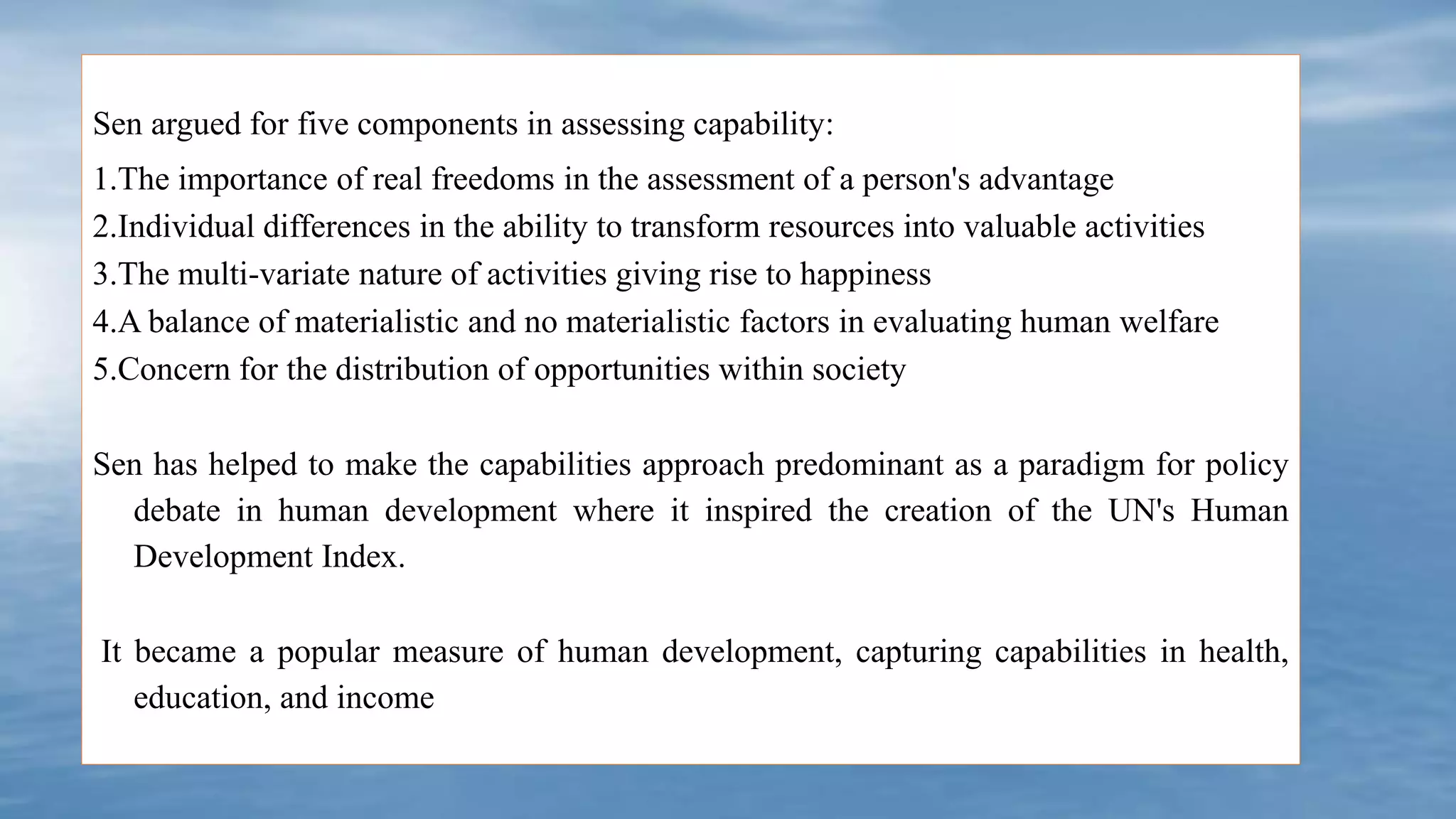 Measurement of economic development | PPTX