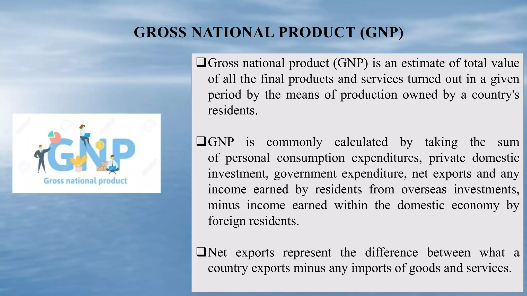 Measurement of economic development | PPTX