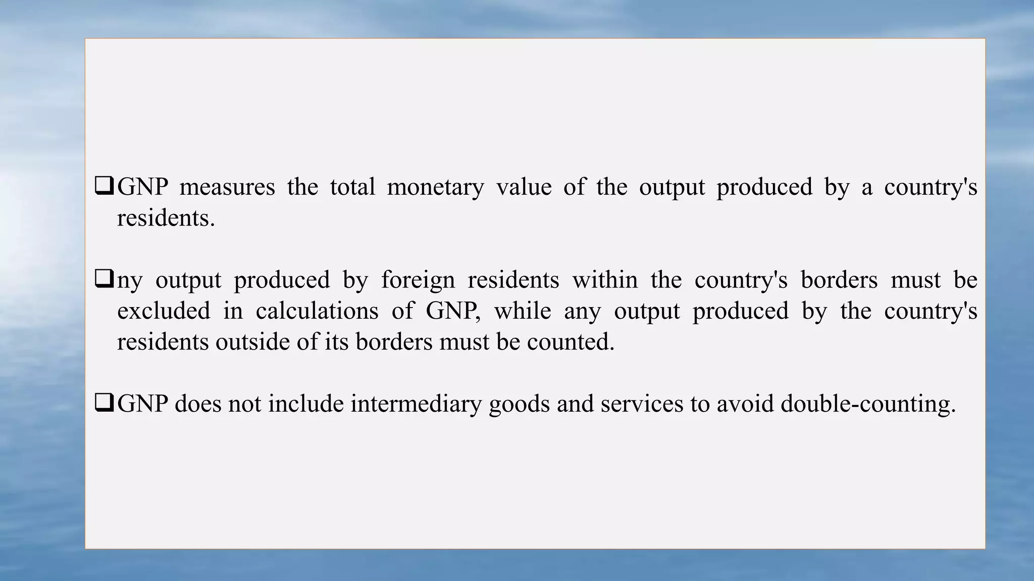 Measurement of economic development | PPTX