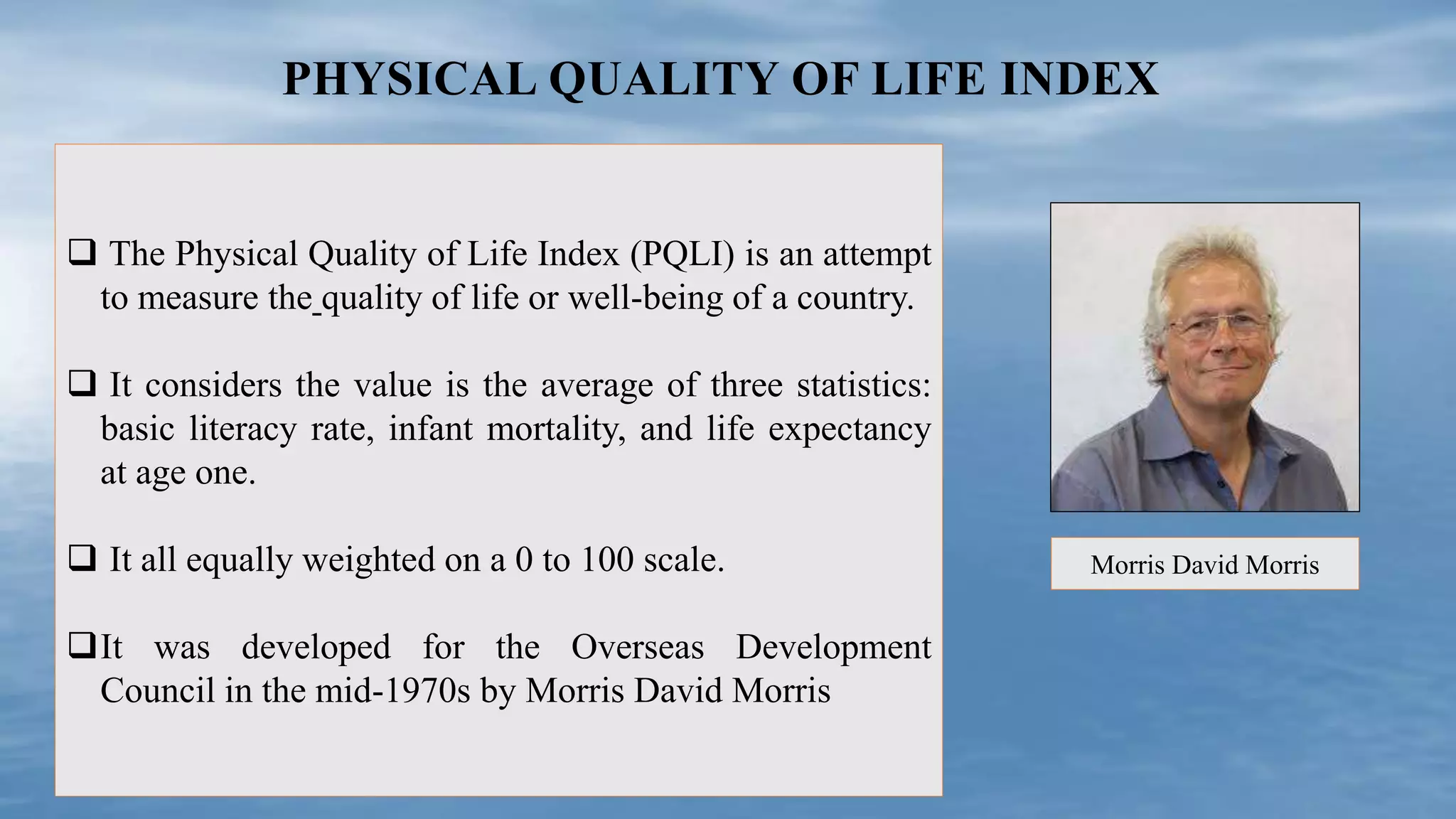 Measurement of economic development | PPTX