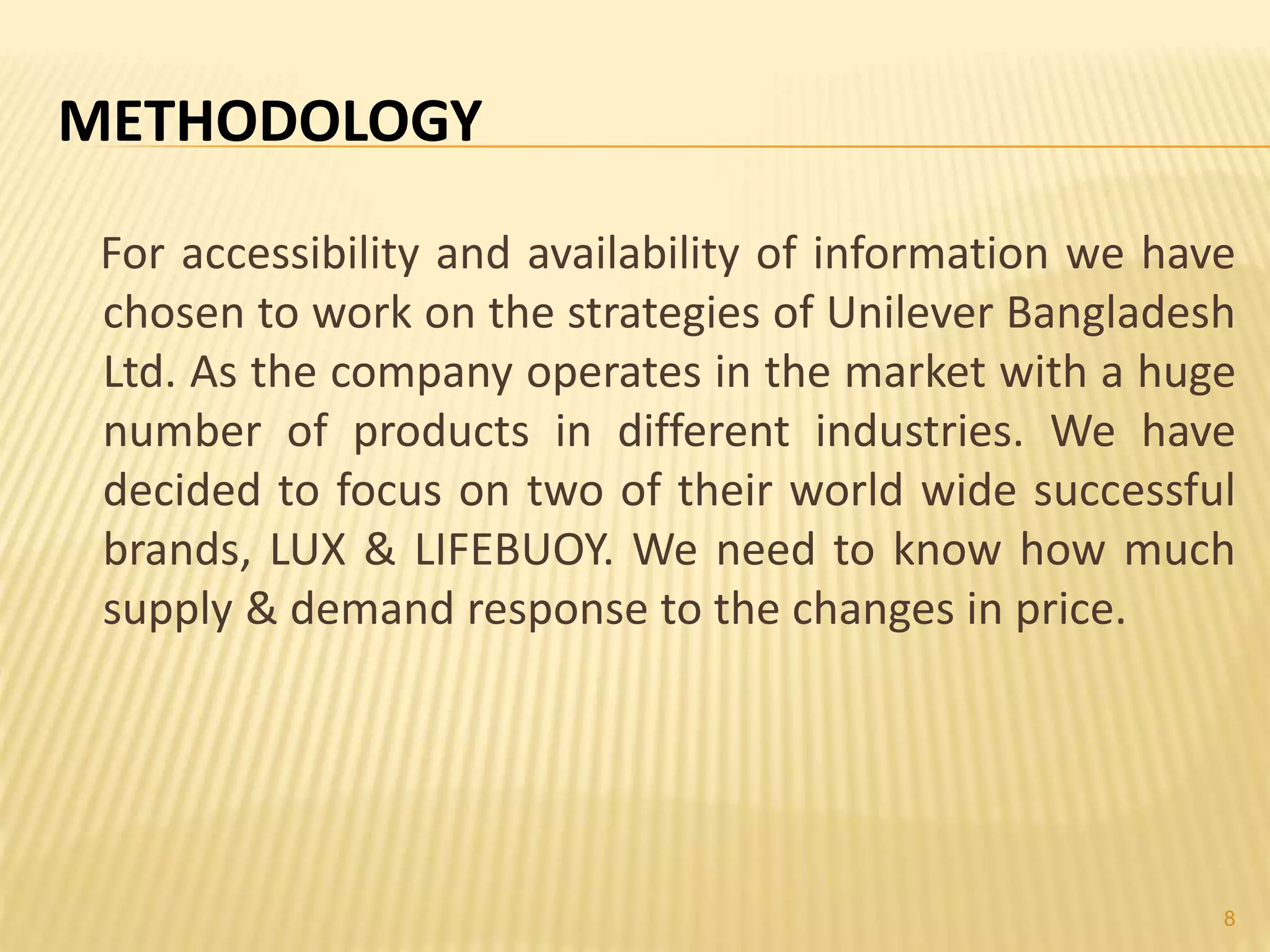 Measurement of elasticity of demand for ‘Lux & Lifebuoy' | PPTX