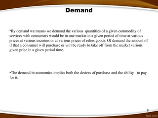 Measurement of elasticity of demand for tea and sugar. | PPT