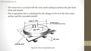 Measurement of evaporation | PPTX