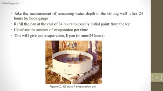 Measurement of evaporation | PPTX